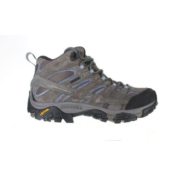 Merrell | Shoes | Merrell Womens Moab 2 Mid Blue Hiking Shoes Size ...